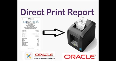 Oracle Software Kuwait Apex Report To Customized Template
