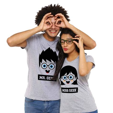 Mr Geek Miss Geek Tees