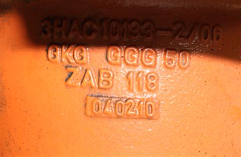 Abb 3hac10133 2 Irb6600 M2000 Robot Arm Rev 06