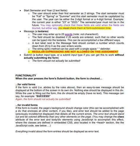 Solved Purpose You Are Going To Learn Basic Form Validation