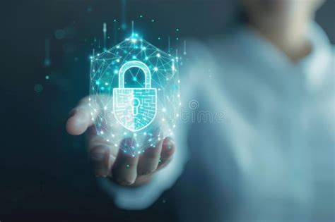 Cyber Security Data Protect And Privacy Concept Businessman Protects
