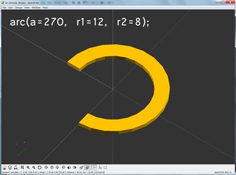 Arc Module For Openscad By Savagerodent Download Free Stl Model
