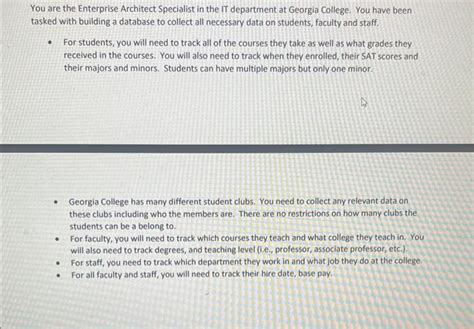 Solved Using Crow S Foot Notation Make An ERD In 1st And 3rd Chegg Com