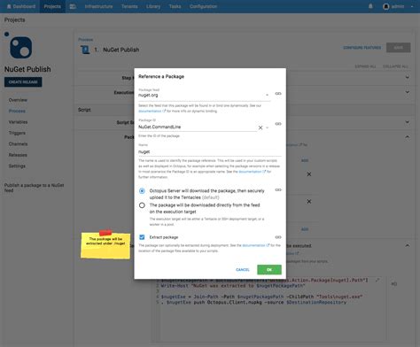 Packages In Script Steps Octopus Deploy
