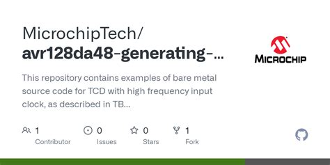 Github Microchiptechavr128da48 Generating Pwm Signals Using Tcd Hf