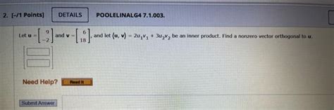 Let U And V And Let U V U V U V Be Chegg Com