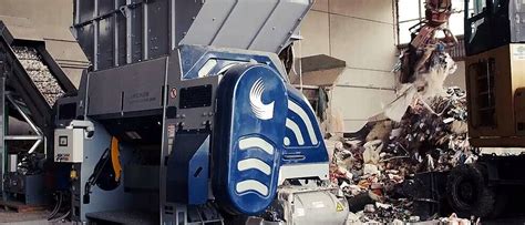 Polaris Single Shaft Shredder From Lindner Optimizes The One Step Processing Of Refuse Derived