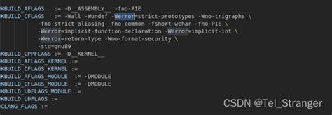 Linux内核编译时warning被当作error处理的解决办法linuxtelstranger Linux