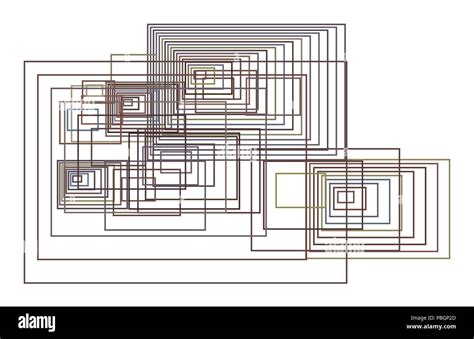 Abstract Conceptual Geometric Square Rectangle Pattern Good For Web Page Graphic Design