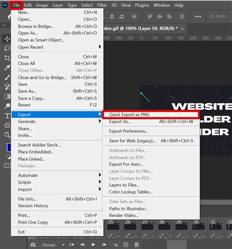 Why Won T Photoshop Export My Websitebuilderinsider