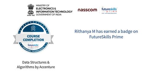 Rithanya M On Linkedin Posted From Futureskills Prime