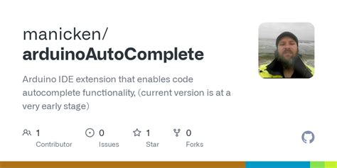 Github Manickenarduinoautocomplete Arduino Ide Extension That
