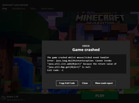 Game Crashing While Trying To Make New World Java Edition Support Support Minecraft Forum
