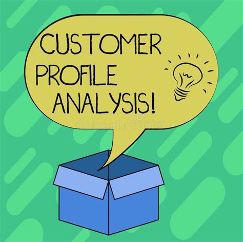 Conceptual Hand Writing Showing Customer Profile Analysis Business