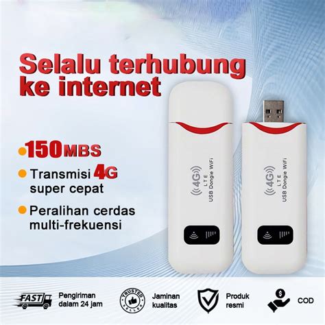Jual Modem WiFi USB 4G Router Portabel Kecepatan Tinggi 150Mbps Mendukung Banyak Operator Dan