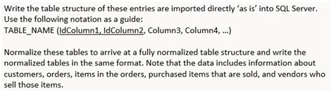 Solved Database Question Using Microsoft Sql Please Do Not