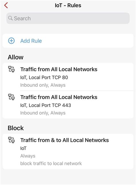 Is This The Right Way To Setup Rules On My New Vlan Wanting To Block All Traffic But Allow My