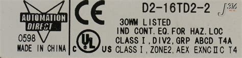 19672 Automation Direct Discrete Output Module 16 Point 12 24vdc Sp 2 Z 16td3 Es V4001 D2