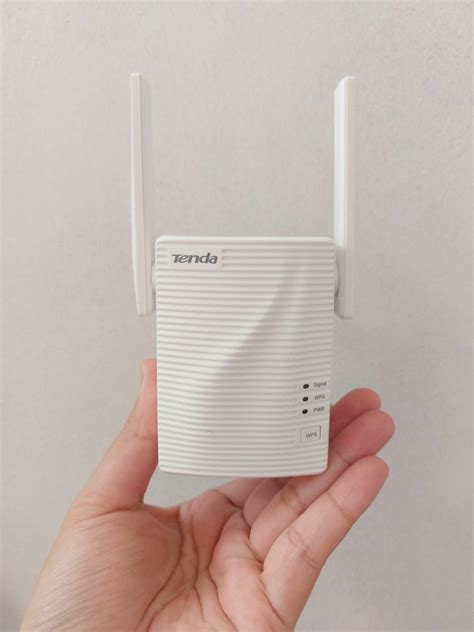 Original Tenda Dual Band Wifi Repeater Ac750 A15 Wifi Extender On Carousell