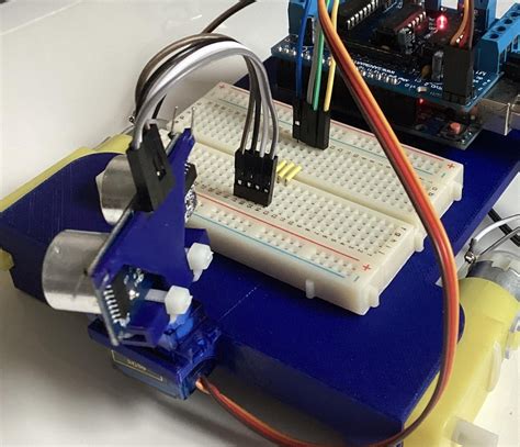 Arduino Ground Rover With Adafruit Motor Shield V1 And Servo Sonar Sensor 9 Steps Instructables