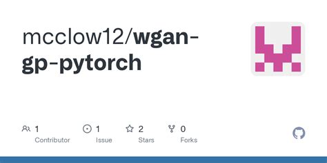 Github Mcclow12wgan Gp Pytorch