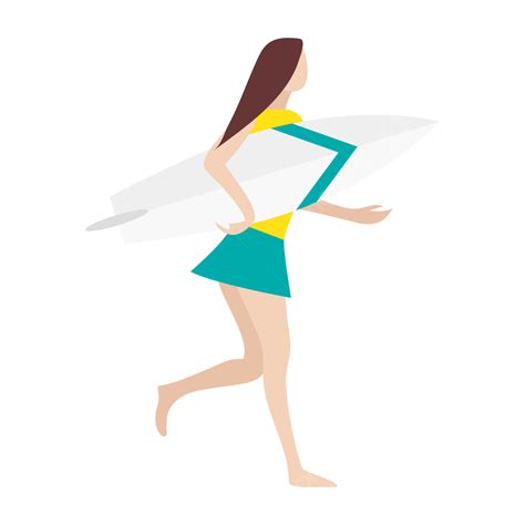 Surfer Girl Clipart Hd Png Surfer Girl Holding A Surfboard Surfboard