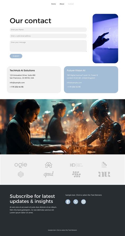 data science hackathon website template by nicepage