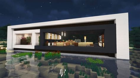 Дом хай тек в майнкрафте Youtube