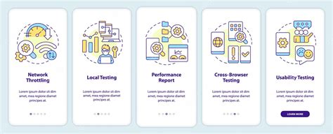 Premium Vector Mobile First Design Testing Onboarding Mobile App Screen