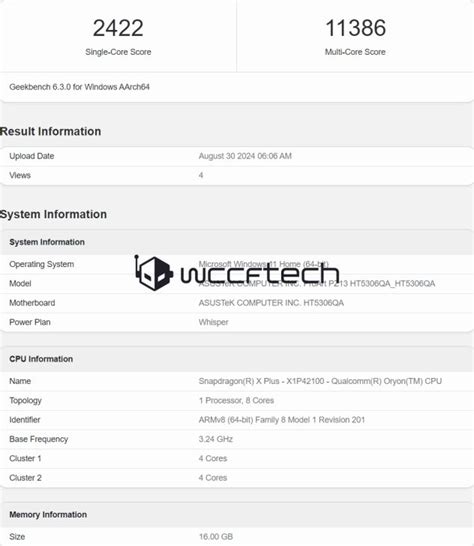 First Benchmarks Of Qualcomm S Snapdragon X Plus X P Core Cpu Leak Out Miserably Low