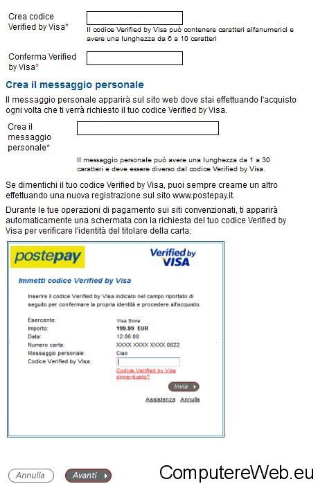 Mastercard Securecode E Verified By Visa Password Aggiuntiva Contro La