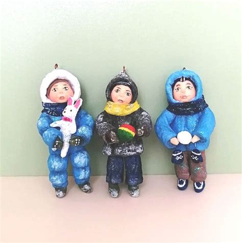 Набор ватных елочных игрушек Мальчики с любимыми игрушками в интернет магазине на Ярмарке