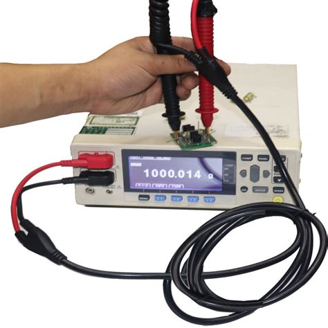 핀 타입 4 와이어 터미널 프로브 Hioki 핸드 헬드 배터리에 적합 내부 테스터 저항 미터 교체 프로브 측정 및 분석 장비