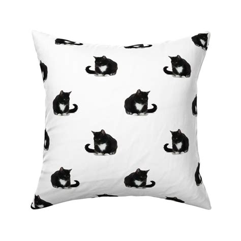 Tuxedo Cats Fabric Spoonflower