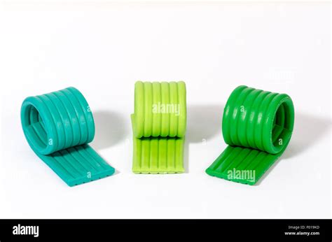 Green and Blue Modelling Clay Stock Photo - Alamy