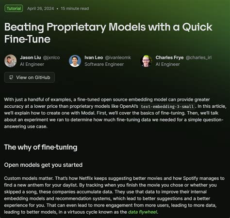 如何对向量大模型（embedding models）进行微调？几行代码实现相关原理 数据学习者官方网站 datalearner