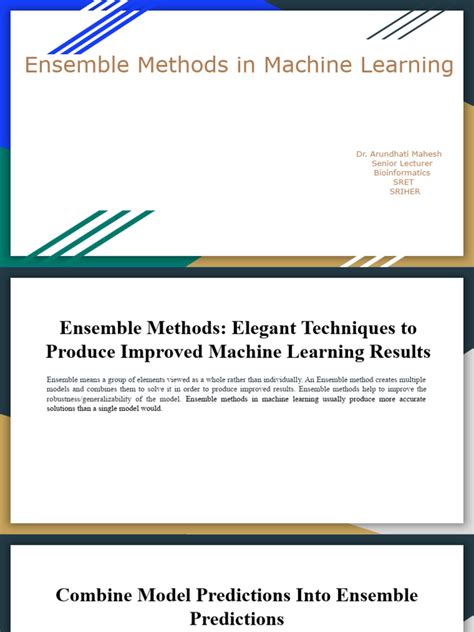 Ensemble Methods In Machine Learning Pdf Computational Neuroscience