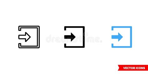 Input Icon Vector From Programming Concept Thin Line Illustration Of