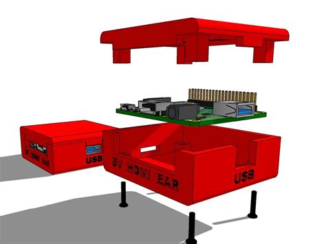 Free Stl File Zx Spectrum Raspberry Pi 3 A Case・3d Print Design To