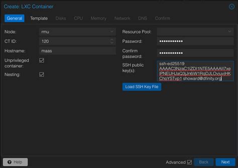 RMU Build Gen III Maas A Create Proxmox CT Internet Computer Wiki