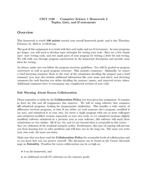 hw03 homework 3 from cs1 at rpi csci 1100 — computer science 1