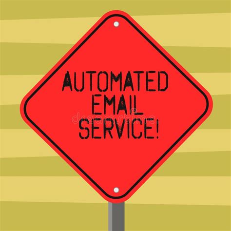 Text Sign Showing Automated Email Service Conceptual Photo Automatic