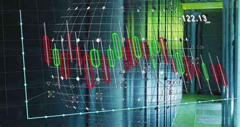 animation of multiple graphs and numbers with globe over data server