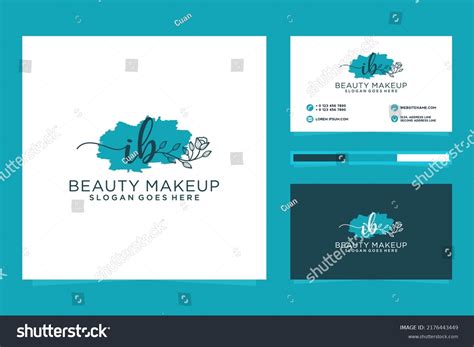 Feminine Ib Initials Logo Collection Business Stock Vector Royalty