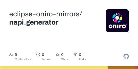 GitHub Eclipse Oniro Mirrors Napi Generator