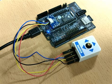 Spresenseでi2c通信 Qwiic接続基板m5stickc Joystick Hat カニ雑炊