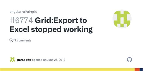 grid export to excel stopped working · issue 6774 · angular ui ui grid · github