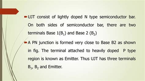 Unijunction Transistor Ujt Pptx Unijunction Transistor Ujt Pptx