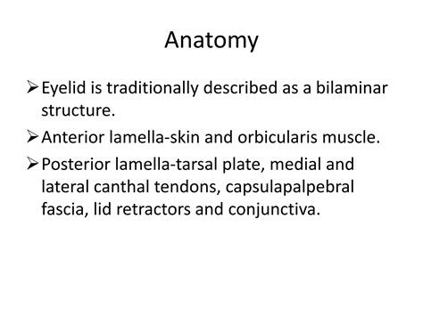 Upper Eyelid Reconstruction Ppt