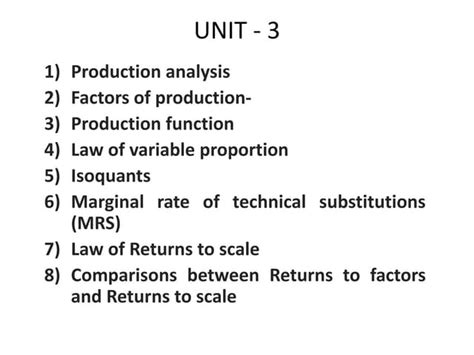 Production Analysis Pptx